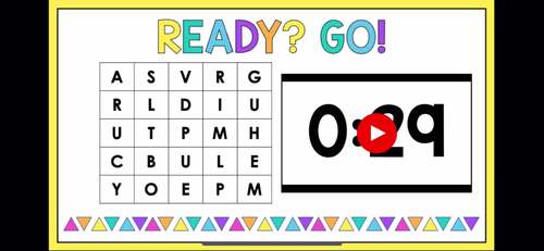 Digital Boggle - Brain Break Game Activity by Happily Heather After