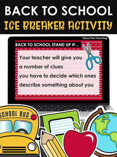 Back To School Stand Up If Icebreaker Team Building Activities Fun Game