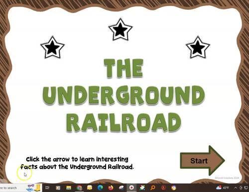 Black History Underground Railroad and Harriet Tubman Digital Scavenger ...