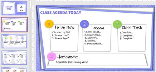 Teacher Lesson Project Pack 4 PowerPoint Template by DigiTechTeacher