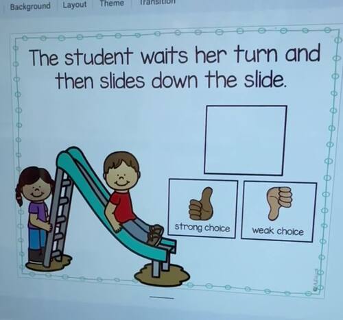Outside Recess Behavior Visuals | Playground Rules Expectations ...