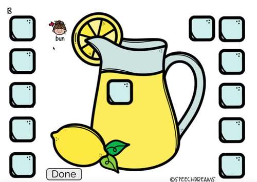 Lemonade Boom Cards for Articulation by Speech Dreams | TPT