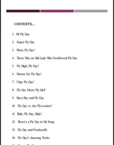 [Moonlight] [Fly Guy] 10. Fly Guy vs. the Flyswatter! Worksheet