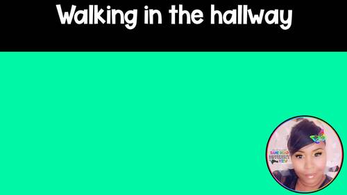 **NEW** Social Story | Walking in the Hallway by Same Road Different View