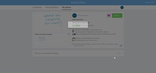 Seesaw Question of the Day for the Whole Year by Created by Chelsea
