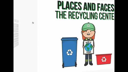 Places and Faces: Recycling Center BOOM Cards™ - Speech and Language ...