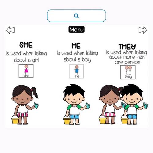 Summer Pronouns | Boom Cards for Speech by Speechin Made Easy | TPT