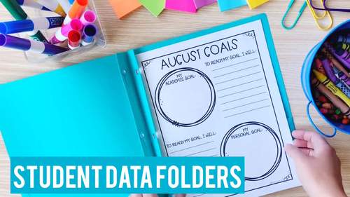 Editable Student Data Binder or Folder | Digital Student Tracking ...