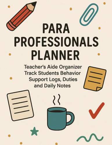Special Education Teacher & Teachers Aide Organizer by GarzaAcademyshop