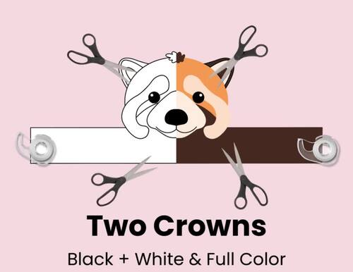 Red Panda Crown / PartyHat / Mask / Costume / Animal / Headband ** Two ...