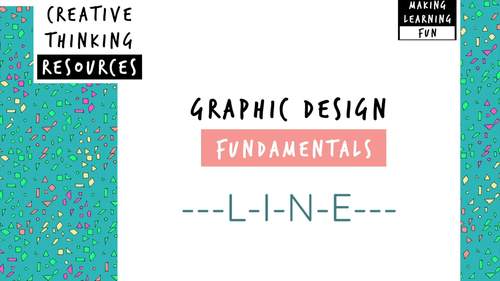 GRAPHIC Design CORE Principles LINE BALANCE | 4 Lesson Project | TPT