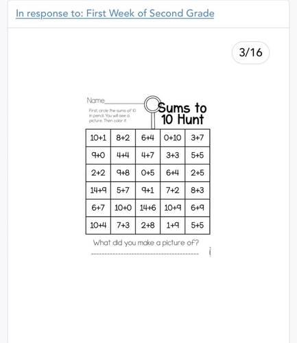 First Day of 2nd Grade Activities- Digital Seesaw and Google Slides