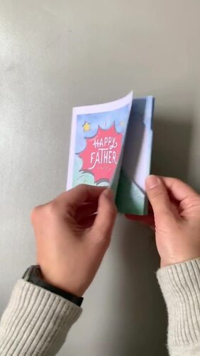 Christian Father's Day Photo Frame All About Dad Card Coloring Writing ...