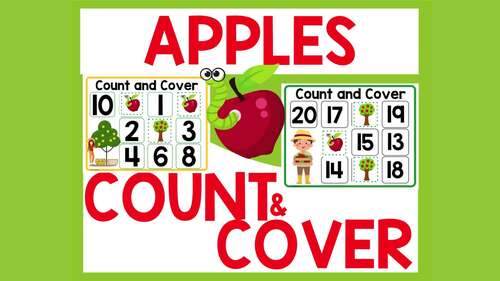September Preschool Math Counting to 20 Activity Bundle for PreK