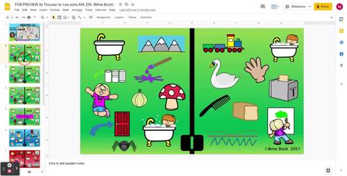 Trouvez-le! - Les sons AIN, EIN - Google Slides™ by Mme Bock | TPT