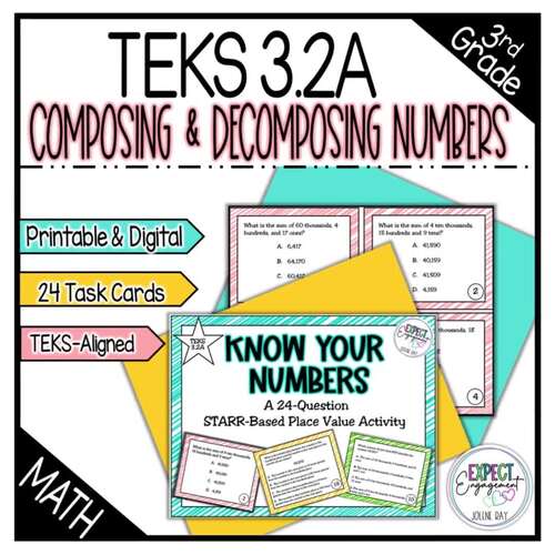 3rd Grade STAAR Prep / Composing & Decomposing to 100,000 / 3.2A