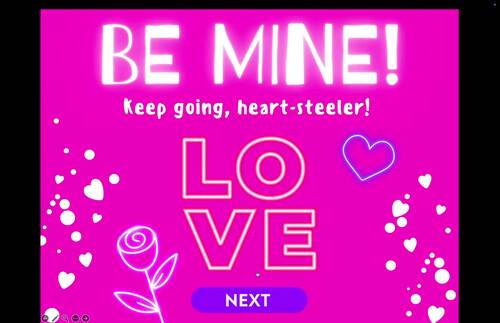 Valentines Day Multiplication Fraction Worksheets Game Crack the Code ...