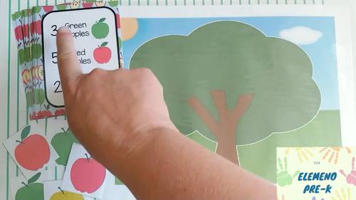 Apple Tree Follow Direction Activity Morning Work by ElemenoPreK