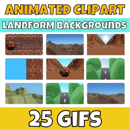 Landforms clip art set 1 by Teachers Resource Store | TPT