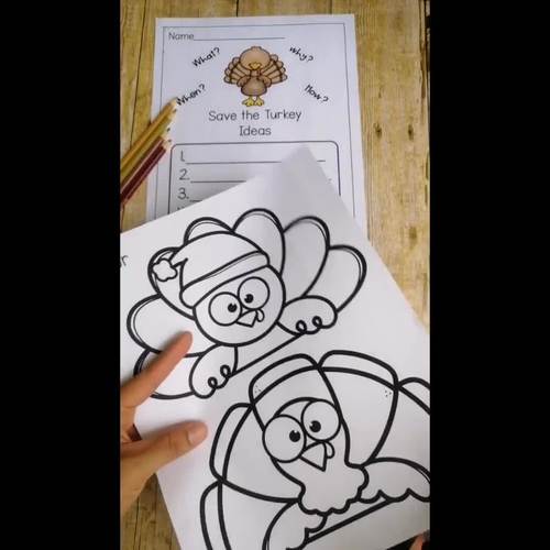 Save the Turkey Project -- Craftivity by The DecoCrafty Teacher | TpT