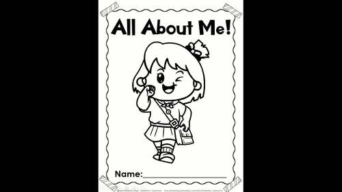 Back to School & All About Me Worksheet Booklet & Emergent Reader ...