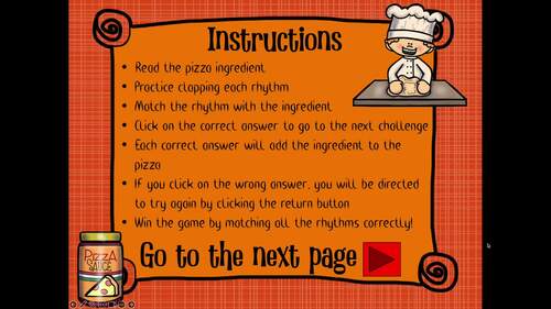 Music Game- Pizzacato: A Rhythm Matching Game! by Music with Juli Jazz ...