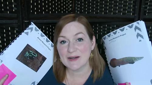 Animal Research Project Book Template | Fill in Animal Research Activity