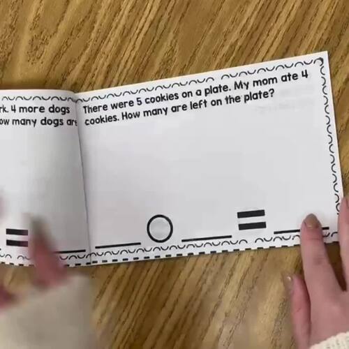 Addition and Subtraction Story Problem Mini Book by Sydney Milton