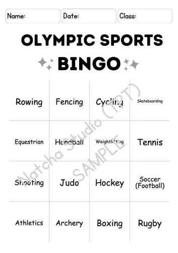 BUNDLE Olympic Games Activities 100 PAGES!- Bingo, Word Search, Quiz ...