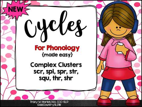 Cycles for Phonology Complex Clusters by GoldCountrySLP On-the-Go SLP