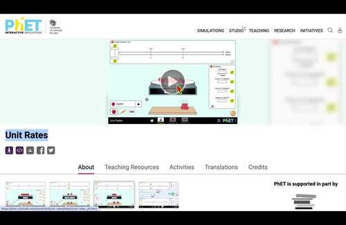 Custom Unit Rates Worksheet (No Prep) by SP Classroom Collection