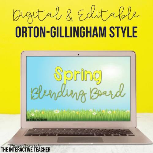Spring Seasonal Blending Board - Digital & Editable for Google Drive™