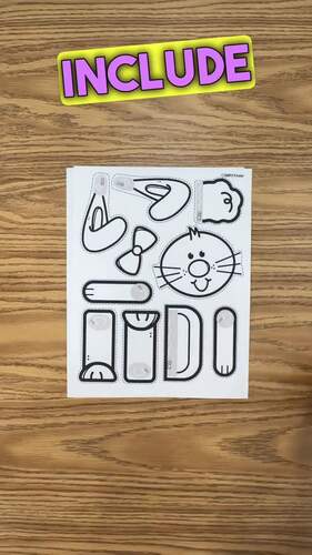 Easter Bunny Craft Editable Name Craft & Activity for Spring Bulletin ...