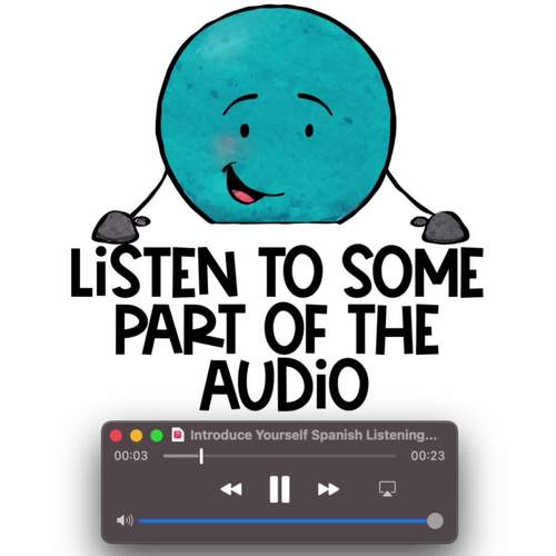 Introduce Yourself- Spanish Listening Practice by Ms Pat Store | TPT
