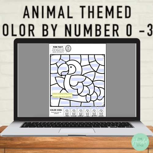 Color by Numbers 1-30 Color by Code Editable Activities | TPT