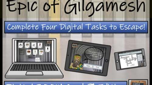Epic of Gilgamesh BOOM Cards™ Digital Escape Room Activity | TPT