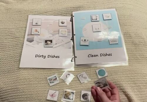 Life Skills Sorting Activity/ ADL File Folder Activity by Alyssa Catapano