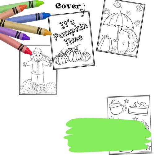 Coloring Pages for Fall by Pink Flamingo Learning | TPT