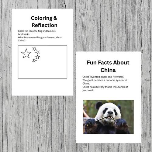 China Country Study Mini Book for Kids | Geography, Culture & Landmarks ...