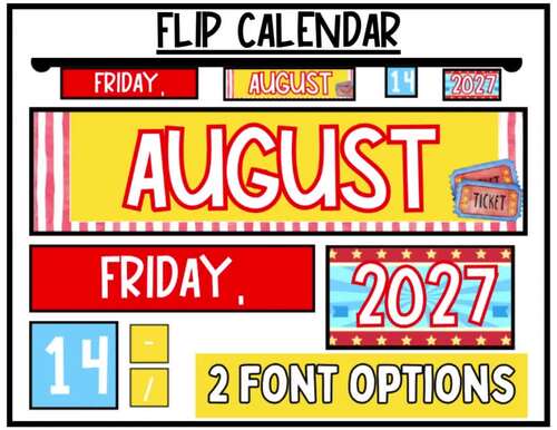 Circus Bulletin Board Bundle for Classroom Decor l Editable Circus Decor