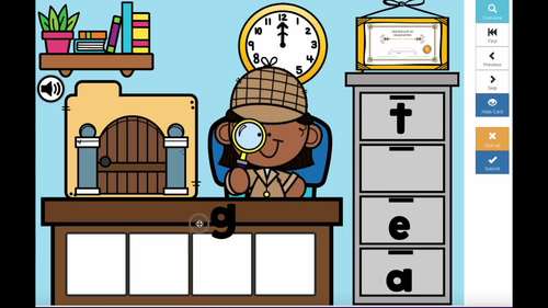 Word Building CVCe Mixed Long Vowels BOOM CARDS by Tong Stevens | TPT