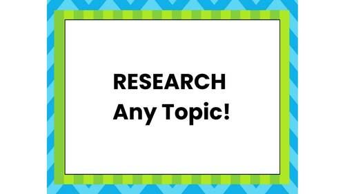 PebbleGo Research - Any Topic, Graphic Organizers, Nonfiction Reading ...