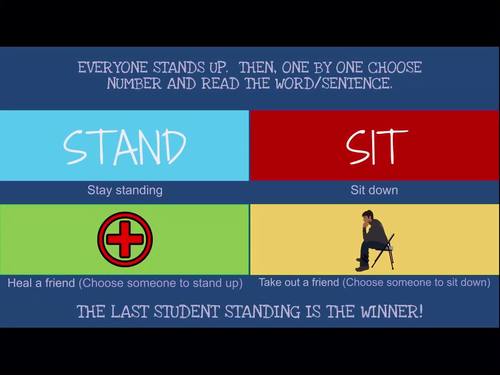 Biomes, Genes, Environment STAND or SIT POWERPOINT GAME [Life Science]