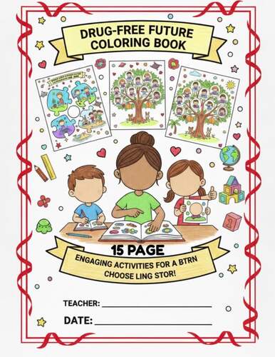 Life is a Puzzle, Solve It Drug Free by FUN Teaching Garden | TPT