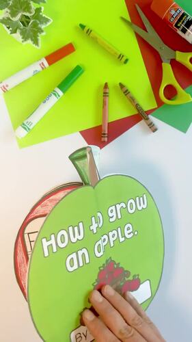 Apple Writing Craft | Apple Writing Craftivity & Writing Prompt Activity