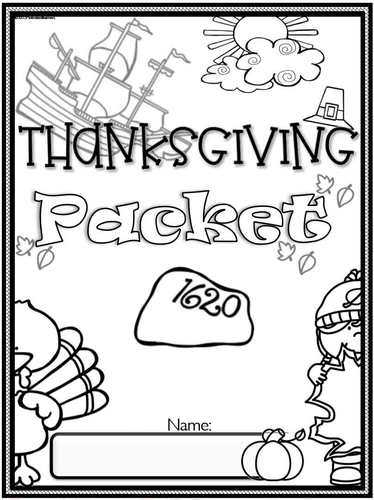 Thanksgiving Break Packet - Second Grade by Motivated Learners | TPT