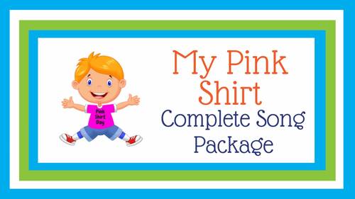 Anti-Bullying Song & Activity | Pink Shirt Day | mp3s, PDF, SMART & video