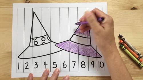 Halloween Number Puzzles by Kindergarten Smarts | TPT