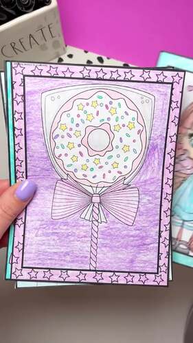 Sweet Treat Coloring Pages | Kids Coloring Book | Food Dessert Coloring ...