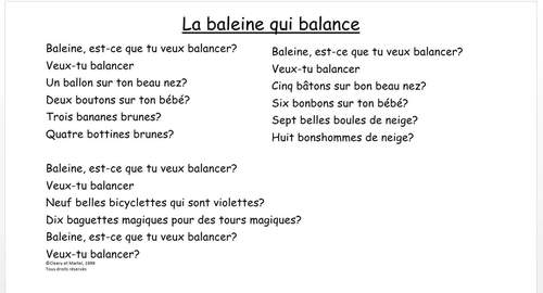La chanson du B - Song - Audio File - Distance Learning | TPT
